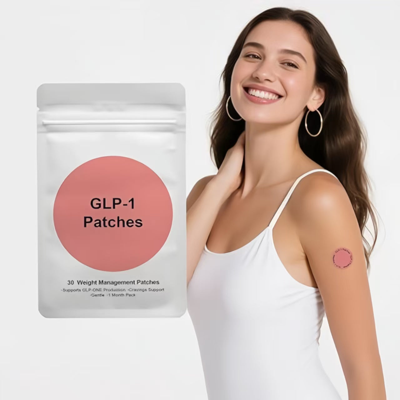 Parche cosmético con ingredientes naturales GLP-1 – Auroxen